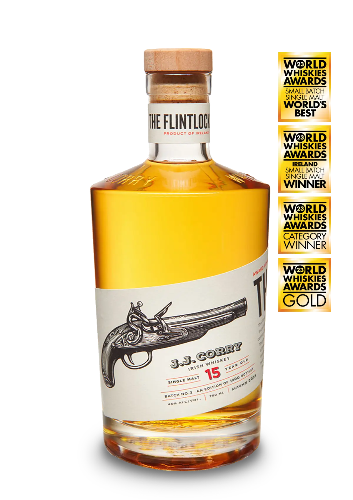 JJ.Corry | The Flintlock Irish Whiskey (Batch 3) | JMJ Imports